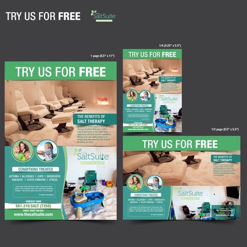Dynamic Print ADs Needed for Wellness Franchise | Postcard, flyer or ...