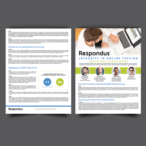 Eye-catching article/flyer about panel discussion | Postcard, flyer or ...