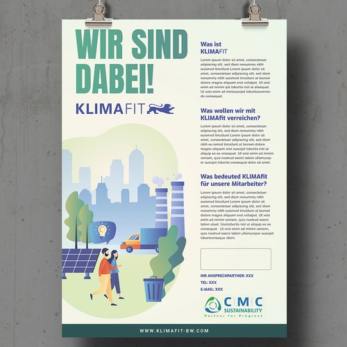 Designs | Poster for climate protection program | Poster contest