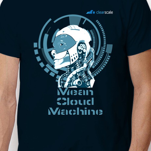 Attractive "Mean Cloud Machine" T-shirt Design | T-shirt contest