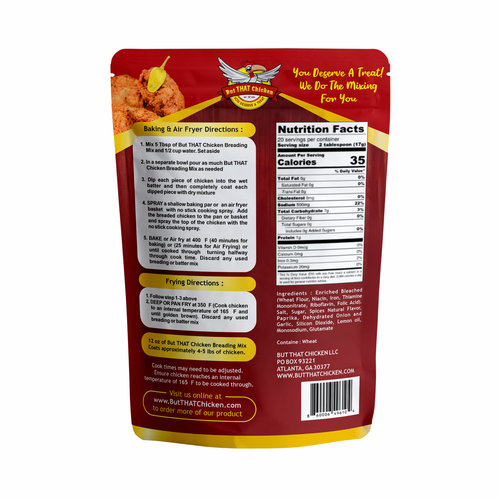 Designs | Design appetizing chicken breading mix food packaging that ...