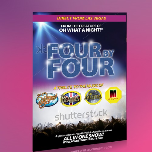 Four By Four - Concert Tour Poster for Brand New Show | Postcard, flyer ...