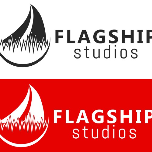Design an attractive, professional logo for Flagship Studios, a modern ...