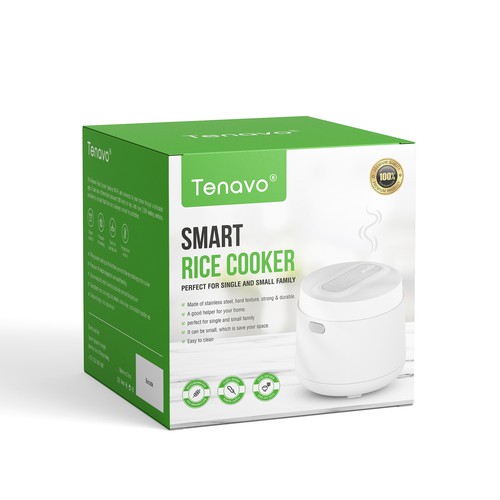 Designs | Design a modern package for a smart rice cooker | Product ...
