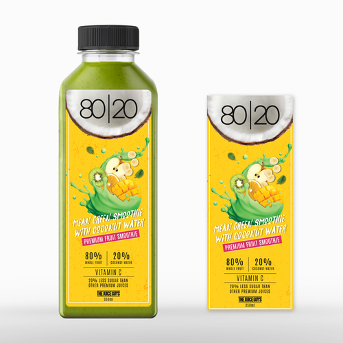Health juice label aimed at children! | Product label contest