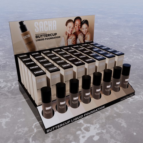 Designs | Buttercup Liquid Foundation | Product packaging contest