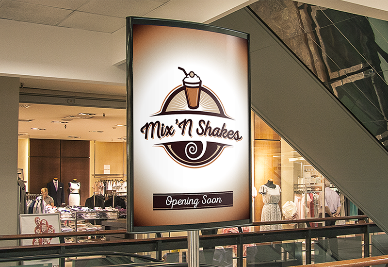 Create Logo Design for Mix 'N Shakes (Shakes and Coffee shop) | Logo ...