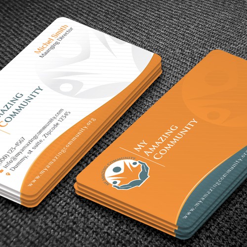 My Amazing Community Non Profit Business Card | Business card contest