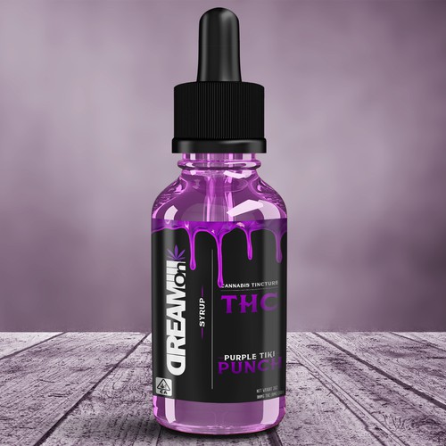 CANNABIS SYRUP DRINK LABEL NEEDED | Product label contest