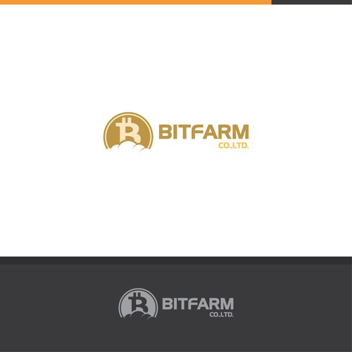 BITFARM - Cryptocurrency cloud mining logo and branding | Logo & brand ...