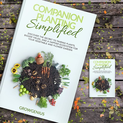 Designs | Companion planting book cover that grabs attention and ...