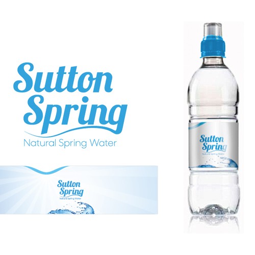create a refreshing spring water label | Product label contest