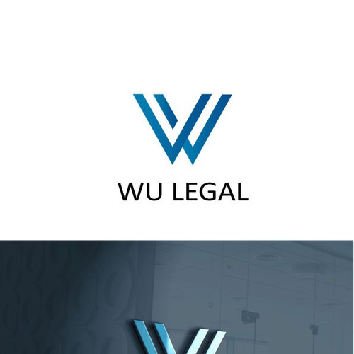 Create a professional, modern logo for my law firm “Wu Legal”. | Logo ...