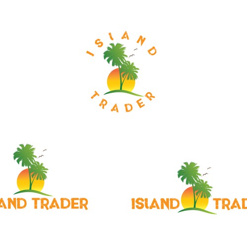 Island Trader beach shop needs a tropical themed logo | Logo design contest