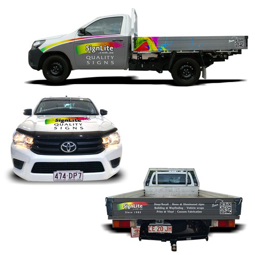 Designs | Ute vehicle wrap design for Sign Shop! | Car, truck or van ...