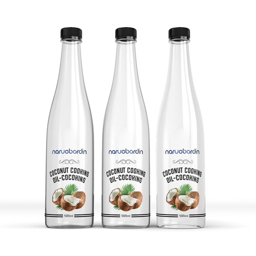 Coconut Cooking Oil Label Design For New Era of Cooking | Product label ...