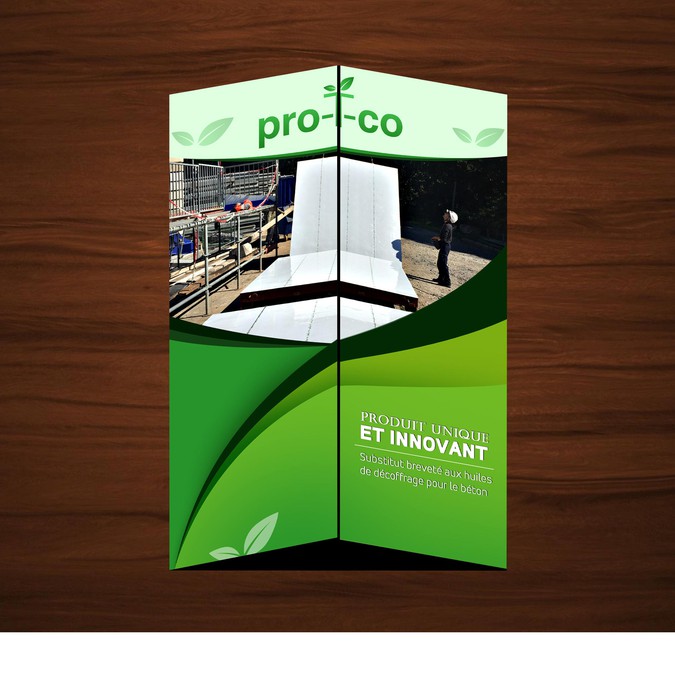 Créer un dépliant commercial pour le nouveau produit: pro-T-co ...