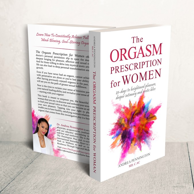 Create a provocative book cover for a women's sexual health book ...
