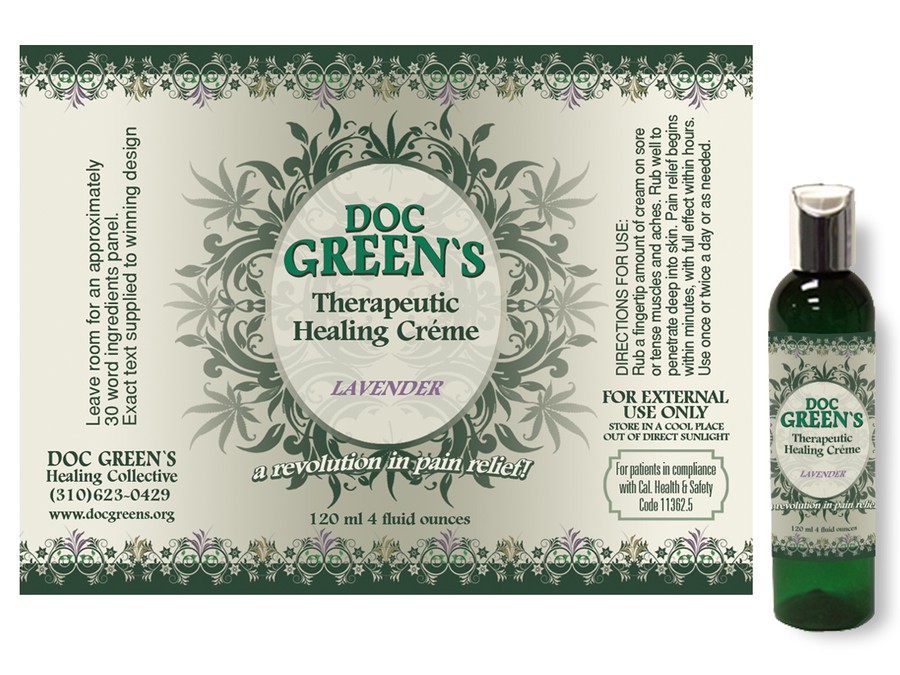 Cannabis Topical Lotion needs new label design | Print or packaging ...