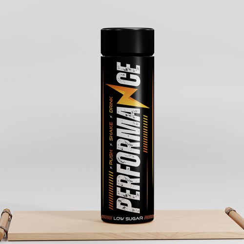 Designs | Performance Drink | Product label contest
