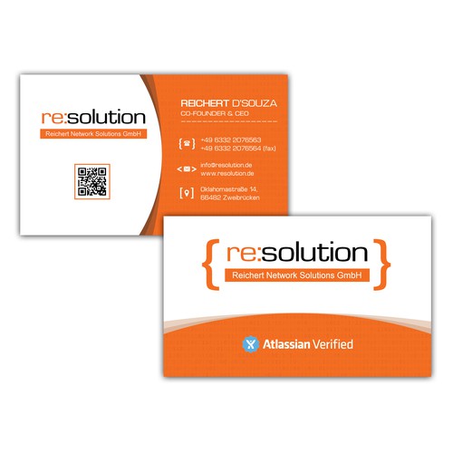 Business Card for Small Software Development Company | Business card ...