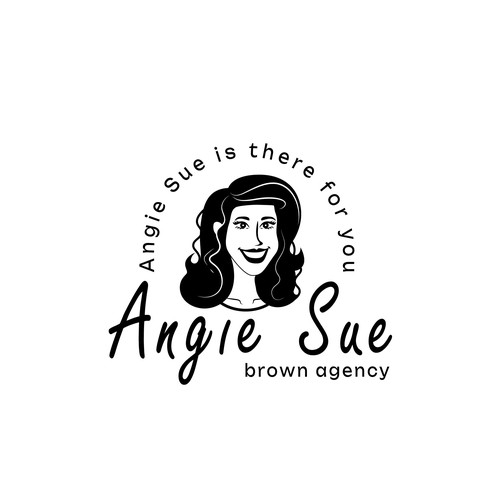 Designs | Feminine face with Slogan | Logo design contest