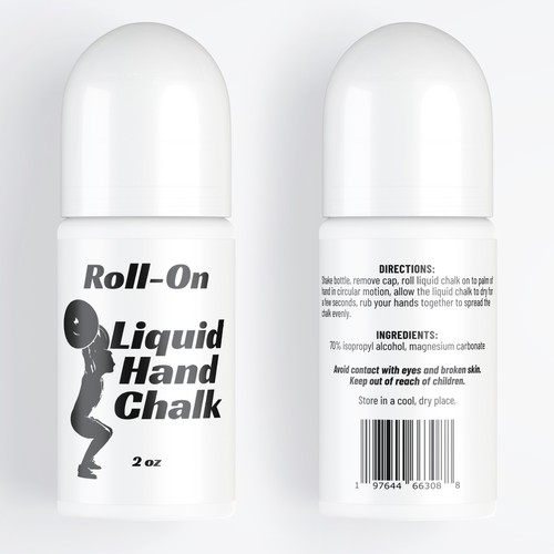 Designs | Product label for liquid hand chalk | Product label contest