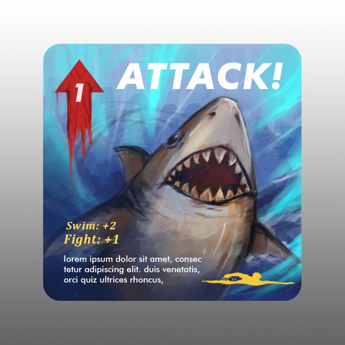 Designs | Design a Vicious Shark Attack Card the Players Won't See ...