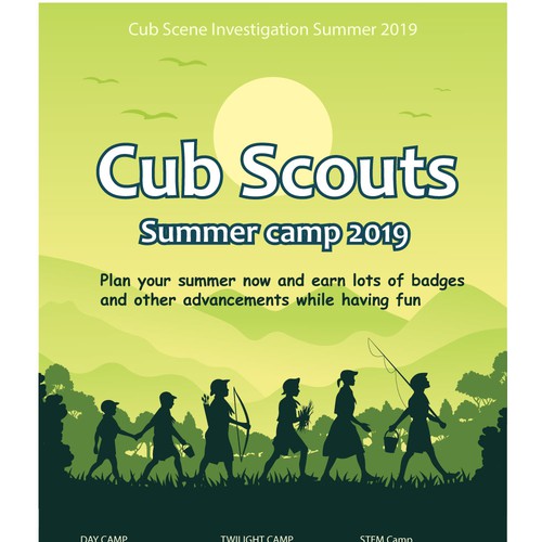 Cub Scouts CSI: Cub Scene Investigation Poster for Summer Camp 2019 ...