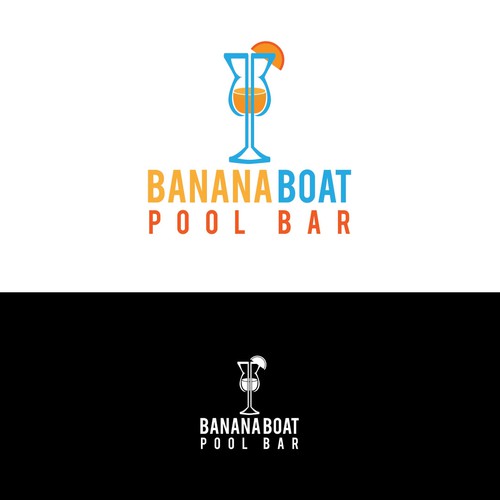 Banana Boat Pool Bar Logo Design | Logo design contest
