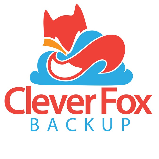 Clever Fox Backup product logo | concurso Design de logotipos