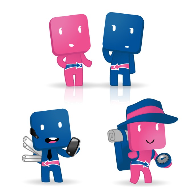 Create a Mascot for an Internet company focused around the 16-30 year ...