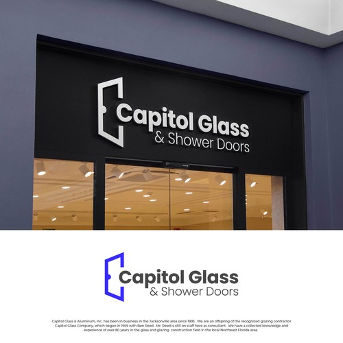 Designs | Capitol Glass (Shower Door Focus) Logo | Logo design contest