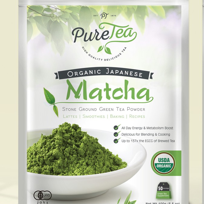 PureTea needs a "beautiful" food bag to hold Organic Japanese Matcha ...