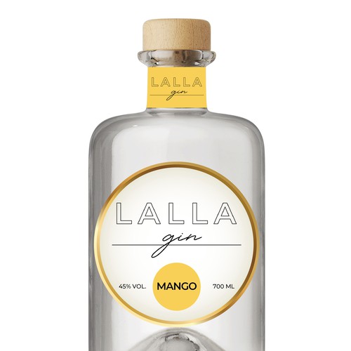 Designs | Design a trendy label for a new Gin flavour | Product label ...