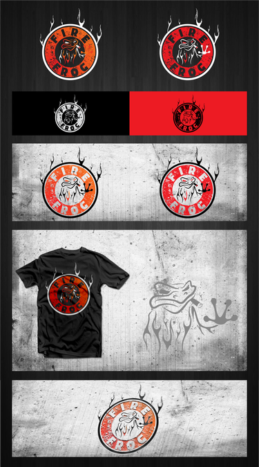 logo for Fire Frog | Logo design contest