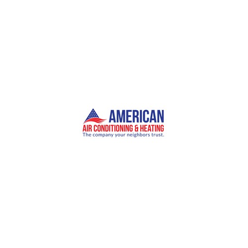 American Air Conditioning & Heating Logo redesign | Logo & brand ...