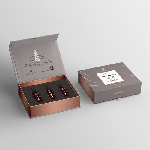 Designs | Unique discovery/gift set box design for ultra luxe aroma oil ...