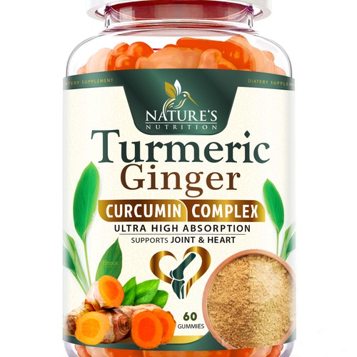 Designs | Natural Turmeric Gummies Design Need for Nature's Nutrition ...