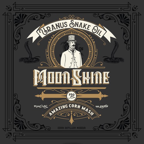 Uranus Snake Oil Label Design | Product packaging contest