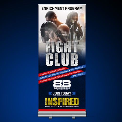 FIGHT CLUB BANNER | Signage contest