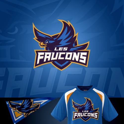 The Falcons LOGO for our Elementary School Sport Teams | Logo design ...