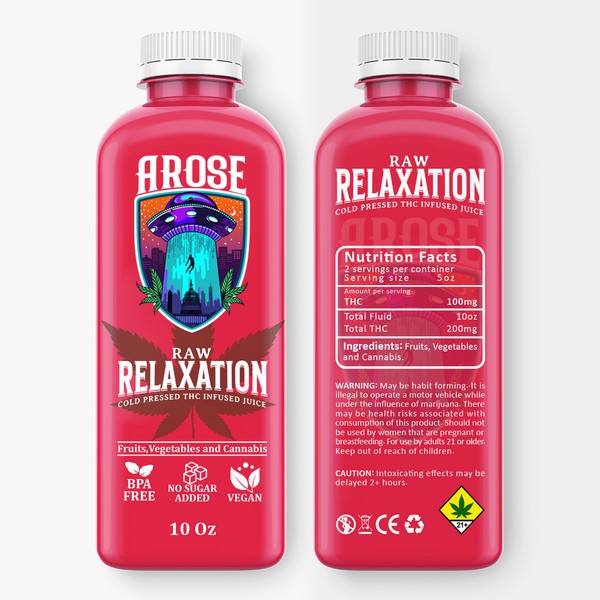 A sleek vapor-wave packaging design for a psychedelic mushroom brand ...