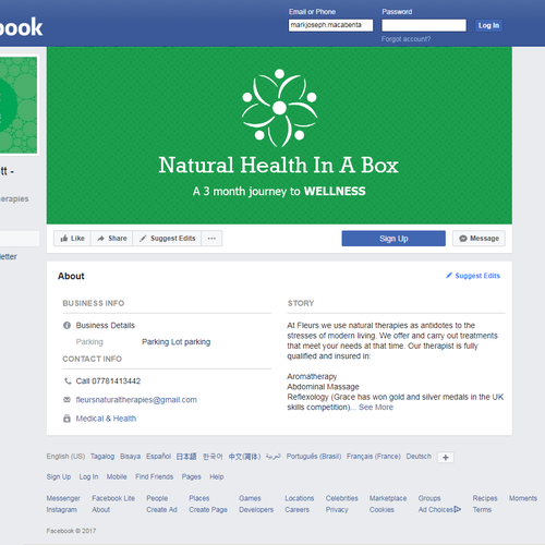 Wellness banner | Facebook cover contest