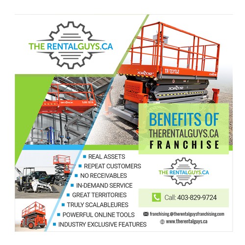 Magazine Ad for a franchise opportunity | Postcard, flyer or print contest