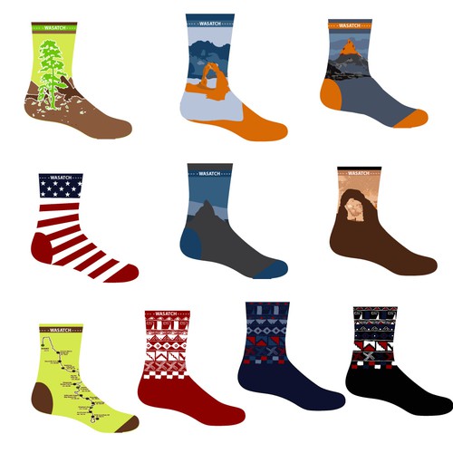 Design Unique Trailrunning, Hiking, Mountain Biking Socks! Plus I'll ...