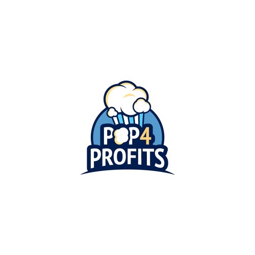 Designs | "Pop4Profits" Logo Design - Clusters Popcorn Fundraising ...