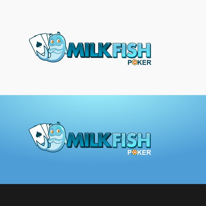 Fresh new logo for MilkFish Poker | Logo design contest
