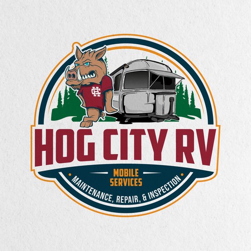 Designs | Design a retro/vintage camper logo for our RV Mobile Service ...