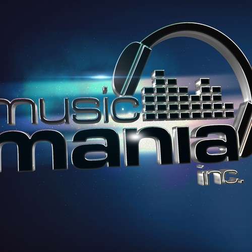 Music Mania 3D logo design | Other business or advertising contest